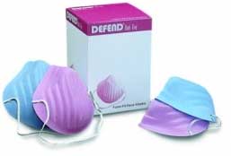 Form-Fit Pink Cone Mask with BFE > 99%, 50/Pk. Unique Contour Design ...