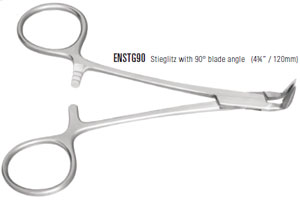 Nordent Stieglitz 90 degrees Endodontic Forceps, 5-3/4"/120mm, Hardened ...