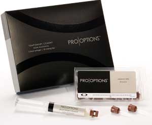 Pro Options ProOptions Non-Eugenol Temporary Cement Syringe Kit, Self ...