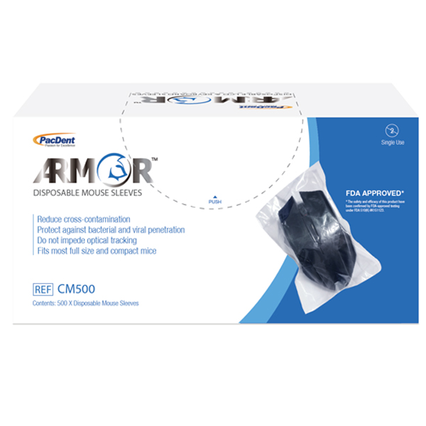 Armor Optical PC Mouse Barrier Sleeves, 500/Box. | Net32