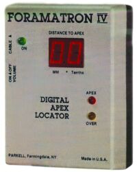 Foramatron IV small 4.5"x 3.25"x 1.5" digital apex locator with battery ...