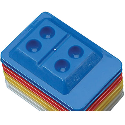 Bondwell 4-Well Disposable Mixing Wells - Assorted Colors 200/Bx. WHITE ...