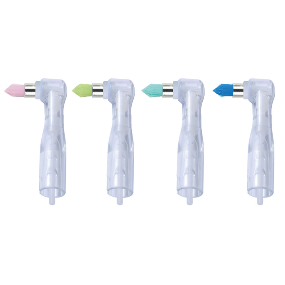 Premium Plus Clear Disposable Prophy Angle, Soft Tapered Brush ...