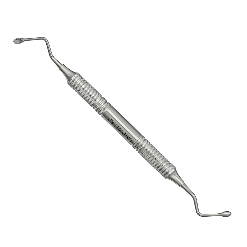 ProDent USA Double-ended 3 Hemingway Bone Curette, Single Instrument ...