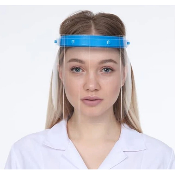 Safe-D-Shield Adult Size, Adjustable Full Face Shield with Forehead ...