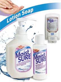 Moist SURE Antimicrobial Lotion Soap 33.8 oz/Bt. With .5% Triclosan ...
