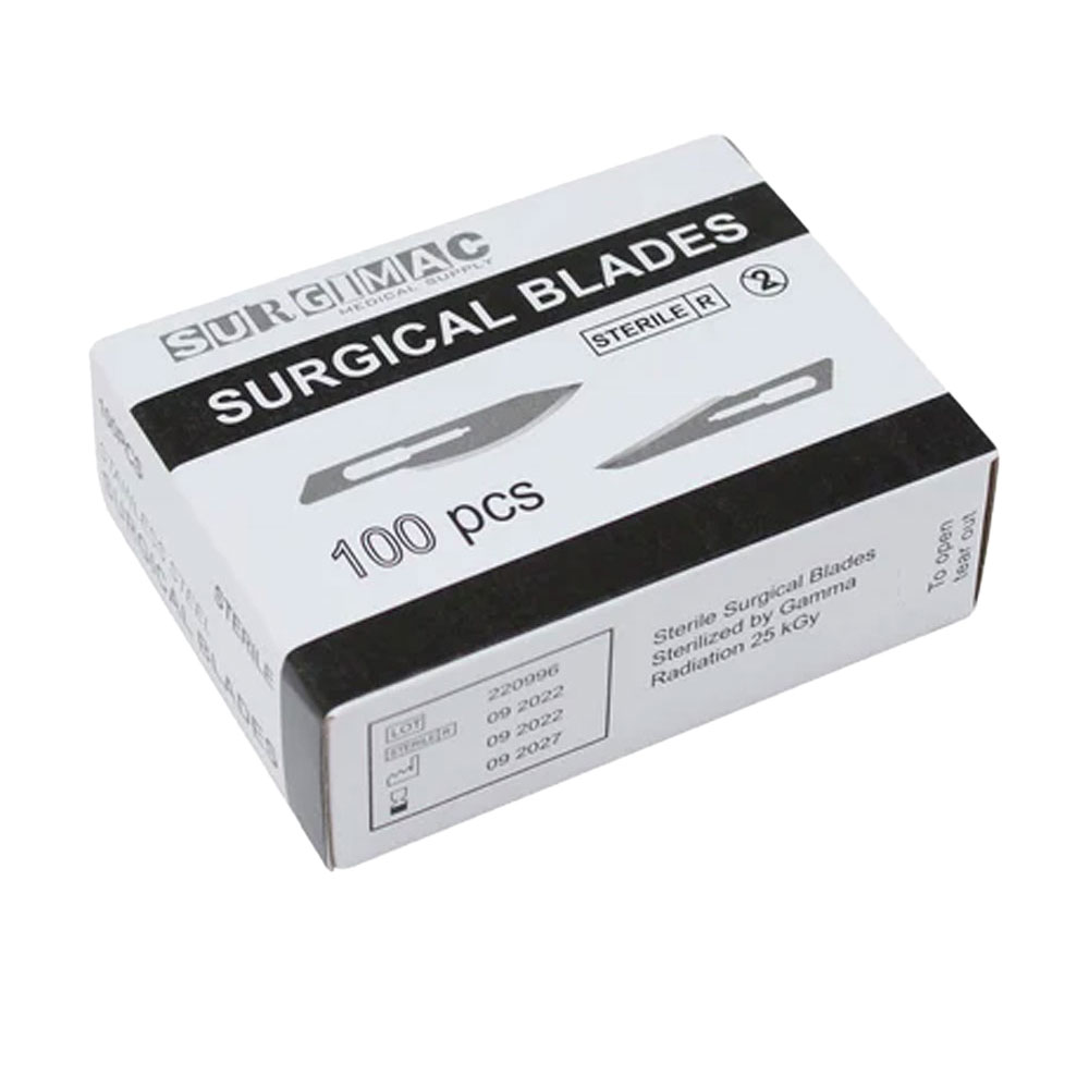 ProCut #15C Sterile Stainless Steel Surgical Scalpel Blade, 100/Box | Net32