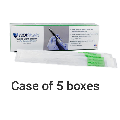 TidiShield Curing Light Sleeve, 5x 100/Box | Net32