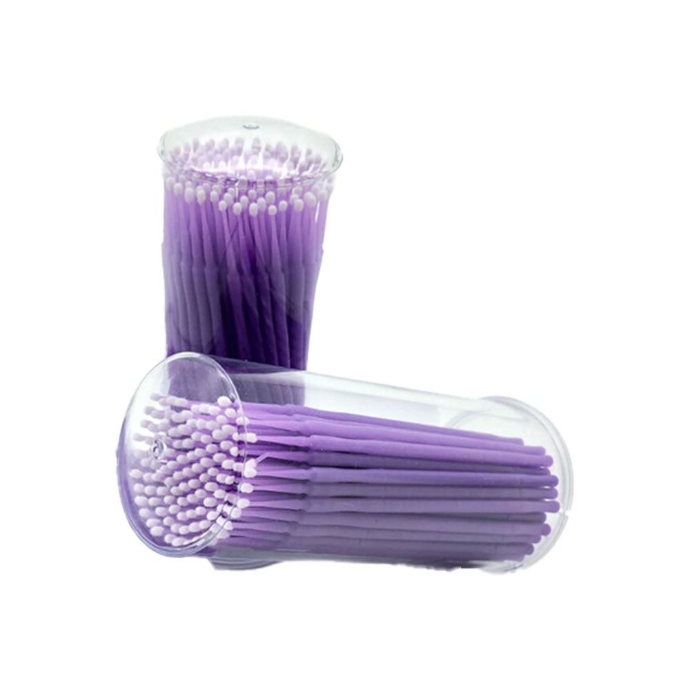 Pollo Microbrush Applicators, Ultrafine, Purple, 800/Bx | Net32