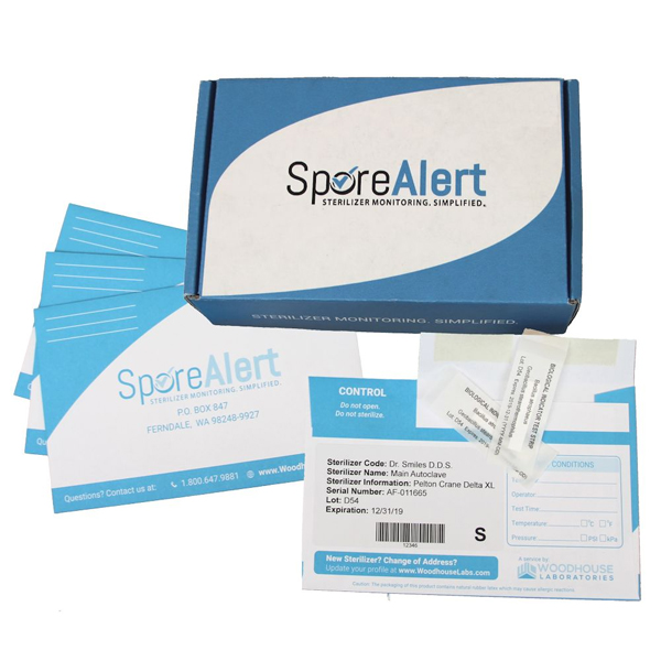 SporeAlert Monthly Multi-Strip Mail-In Sterilizer Monitoring Spore ...