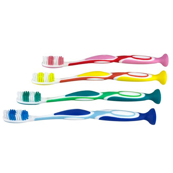 Plak Smacker Teen/Adult Suction Brush, Assorted Colors, 144/Bx | Net32