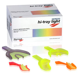 Hi-Tray Light Dual Arch, Posterior Sideless Tray. Clear Plastic ...